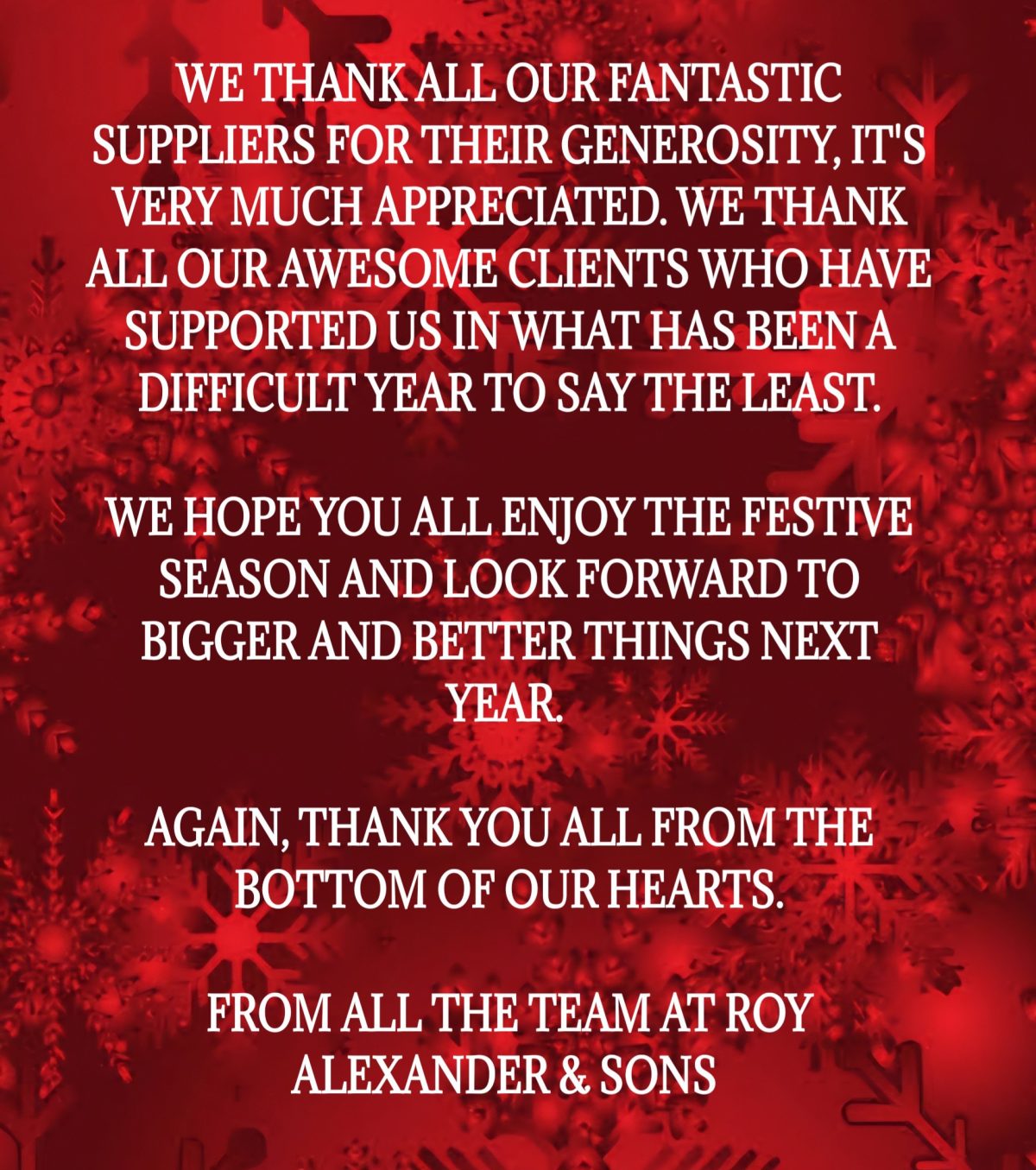 Roy Alexander and Sons - Firearms, Ammunition, Gunsmiths Perth